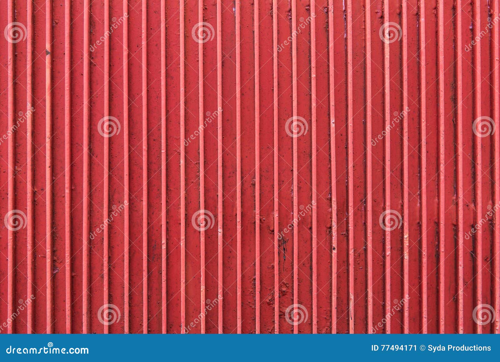 Close Up of Old Painted Metal Ribbed Surface Stock Image - Image of ...