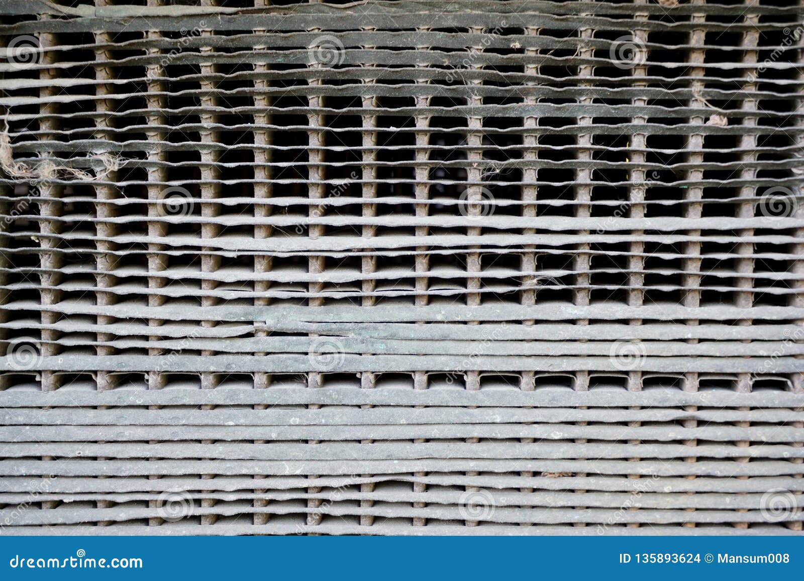 Old Radiator Grille Texture Stock Photo - Image of weathered, backdrop ...