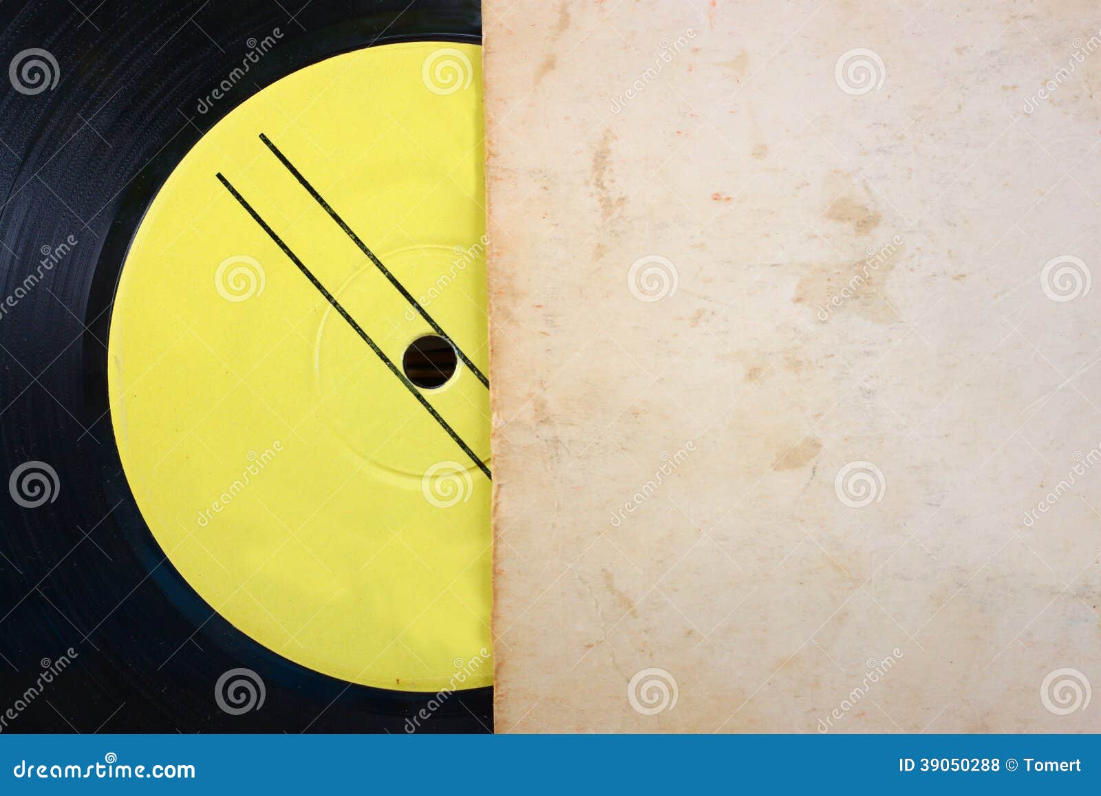 Close Up of Old Record and Records Stack Stock Photo - Image of rock ...