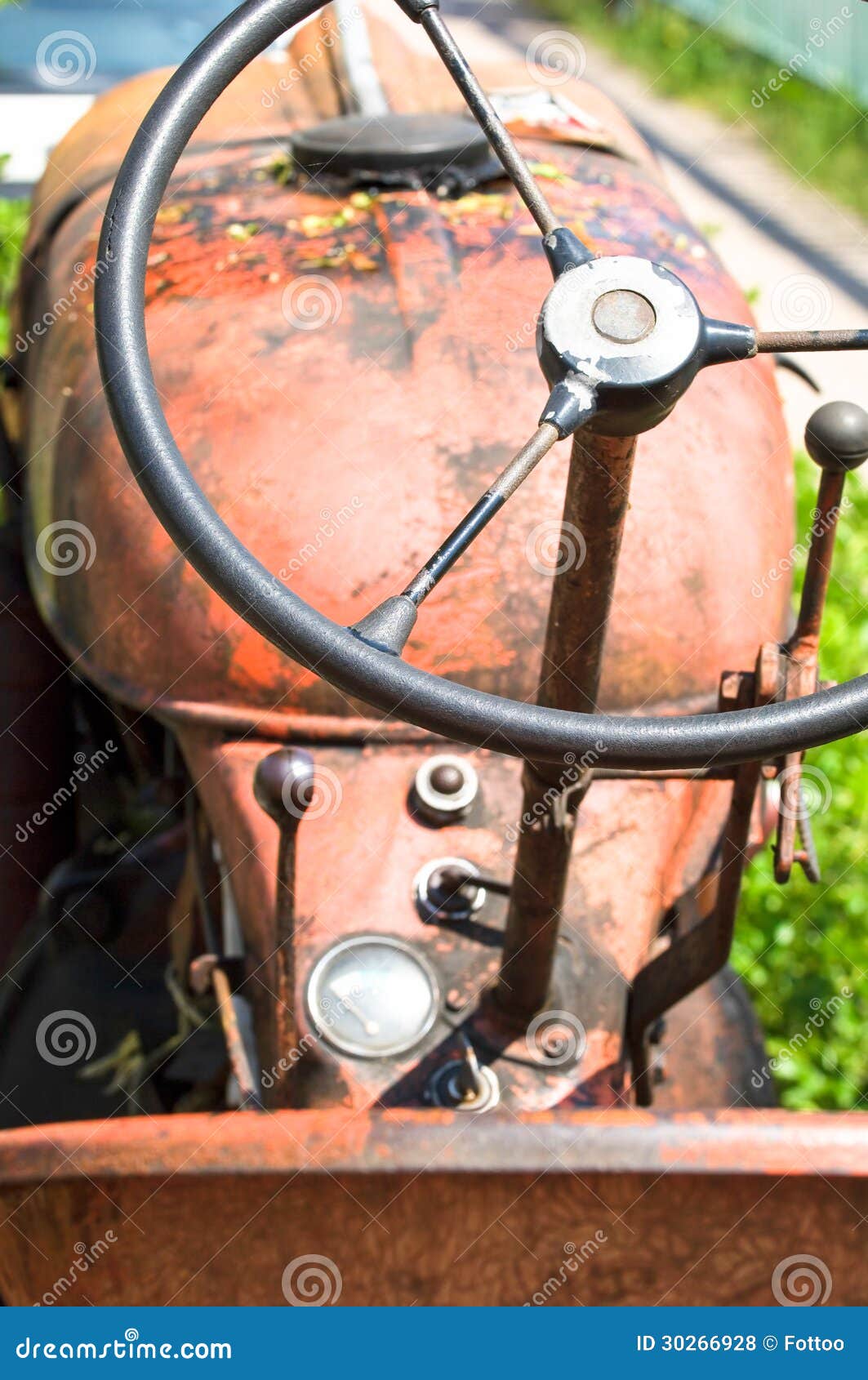 Old tractor stock photo. Image of vehicle, working, rusty - 30266928