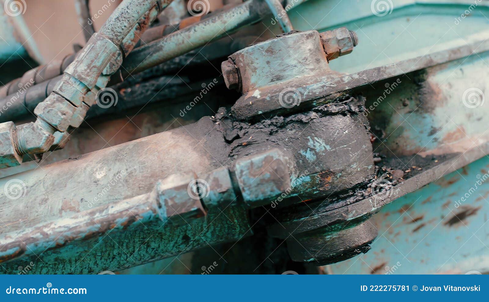 Close Up of Old Rusty and Dirty Machine Parts Stock Image - Image of ...