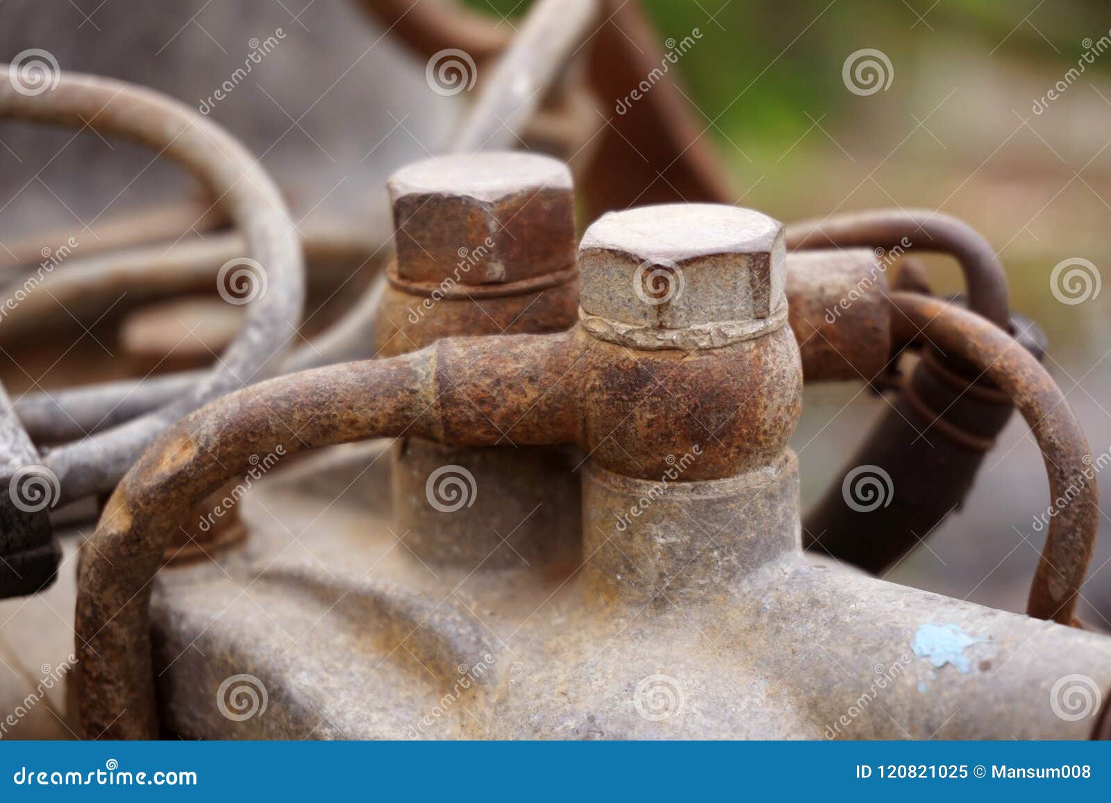 Old rusty machine stock image. Image of iron, engine - 120821025