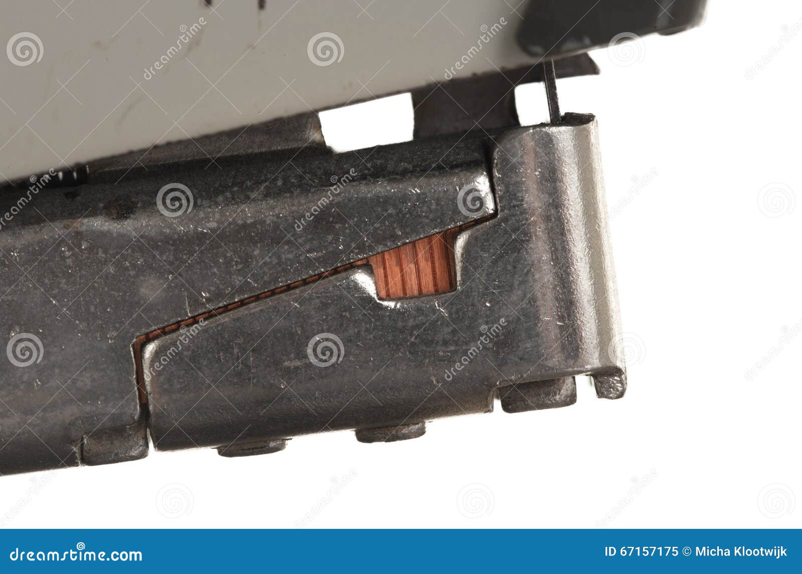 Close-up of an Old Rusty Vintage Stapler Stock Image - Image of steel ...