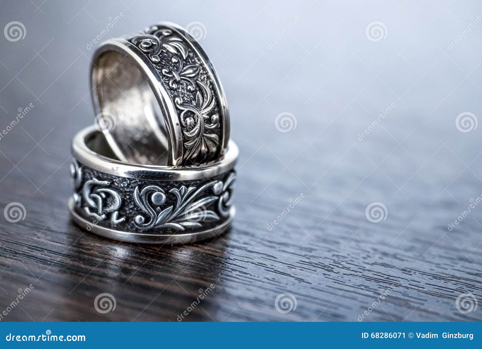 Close-up old silver rings stock image. Image of jewelry - 68286071