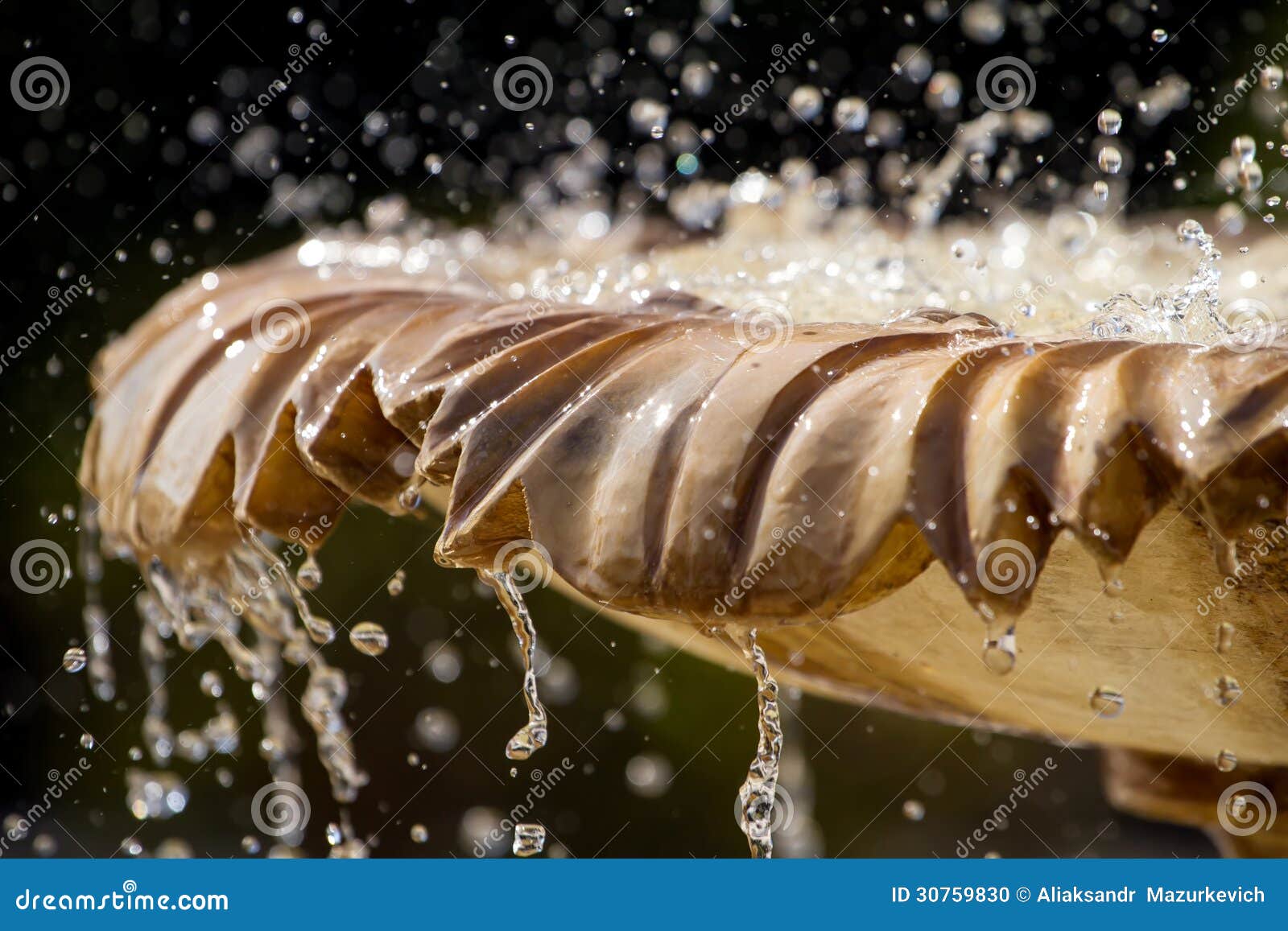 Close-up of an Old Stone Fountain Stock Photo - Image of decoration ...