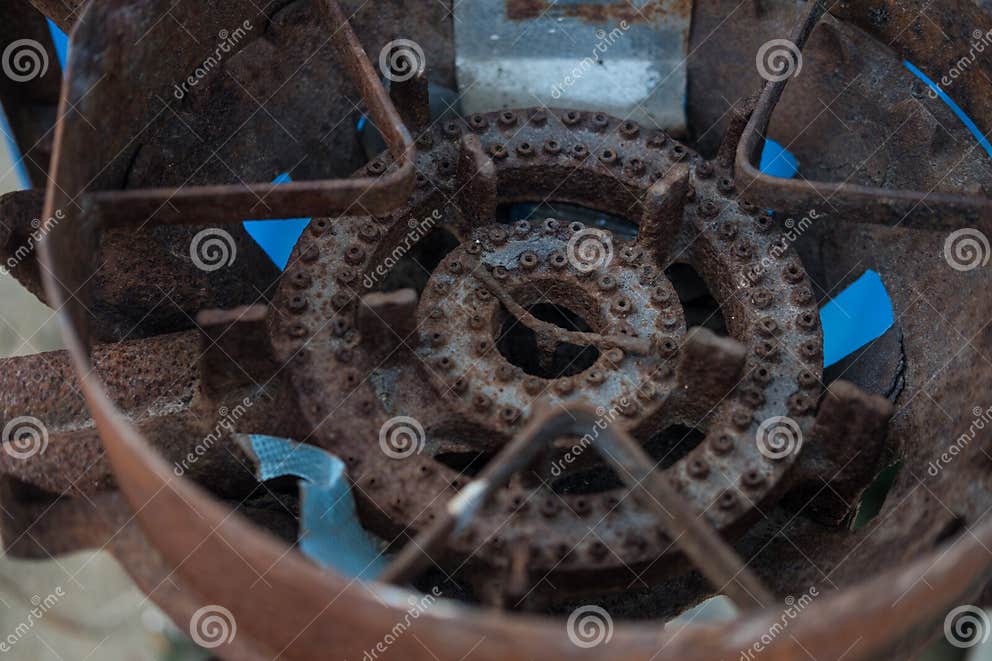 Close up of old stove rust stock image. Image of burner - 300039869