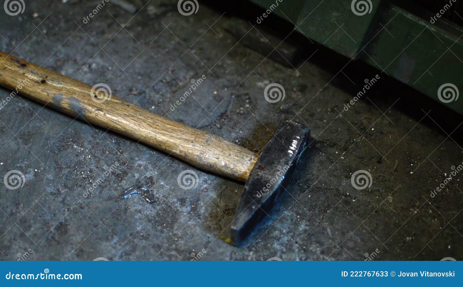 Old Tools .Old Rusty Hammer and Pliers on Iron Sheet Stock Image ...
