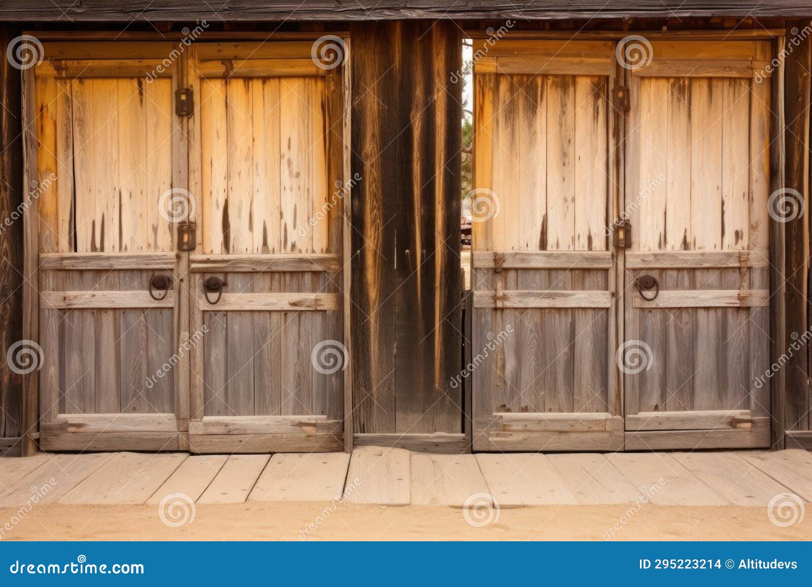 Close-up of Old Western Saloon Doors Stock Photo - Image of doors ...