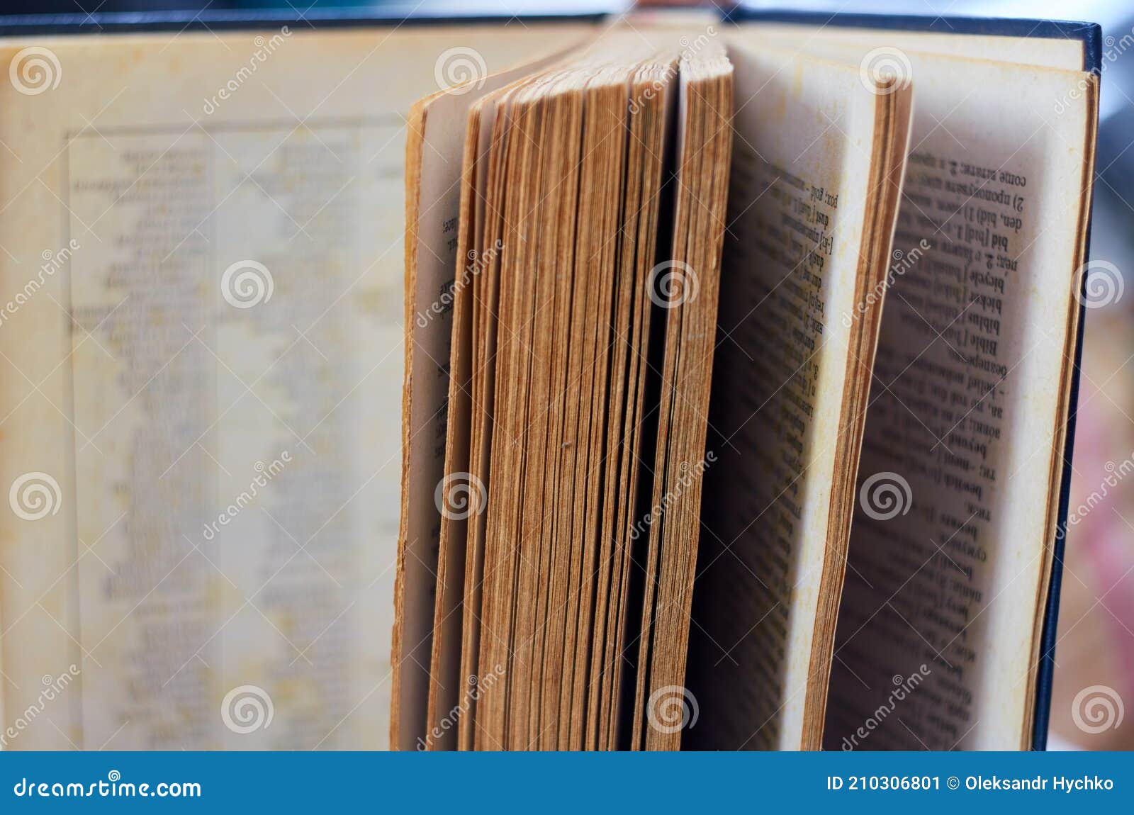 Close up of open book stock image. Image of literature - 210306801