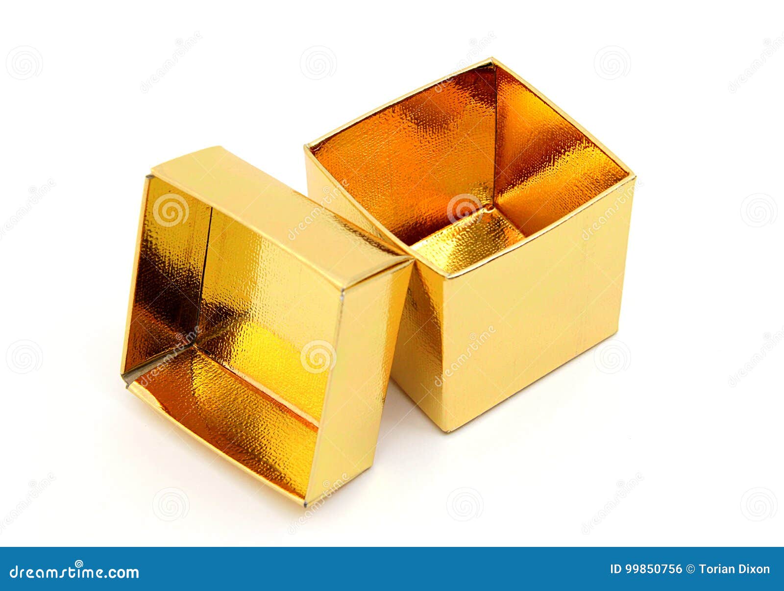 Open Gift Box stock photo. Image of hollow, empty, cube - 99850756