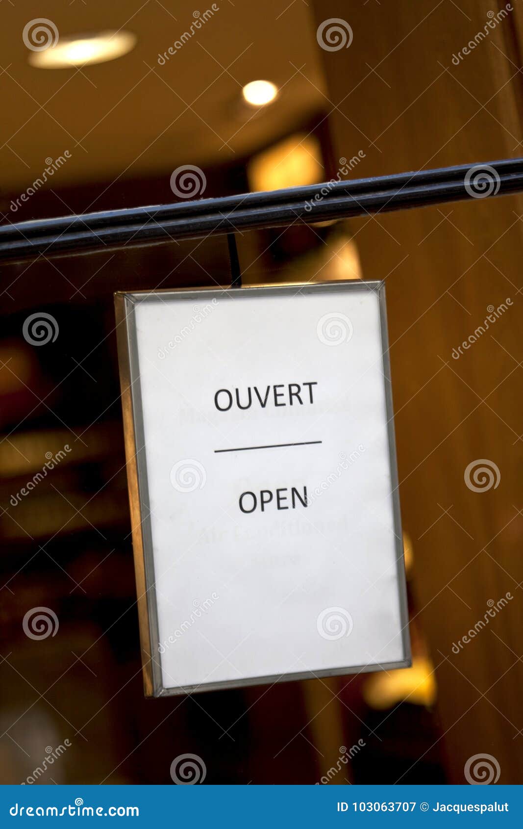 Open sign on a window stock image. Image of window, shop - 103063707