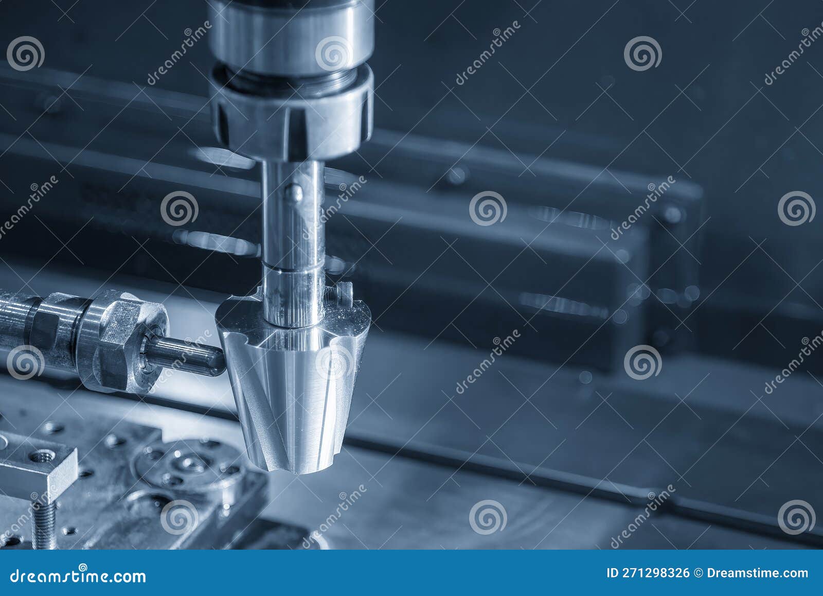 Close Up Operation of the Sinker EDM Machine Stock Photo - Image of ...