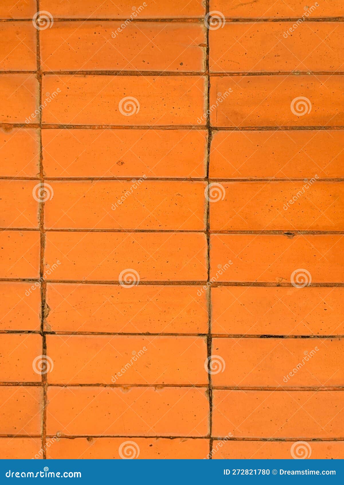 A Close Up of Orange Brick Tile Textured Background Stock Photo - Image ...