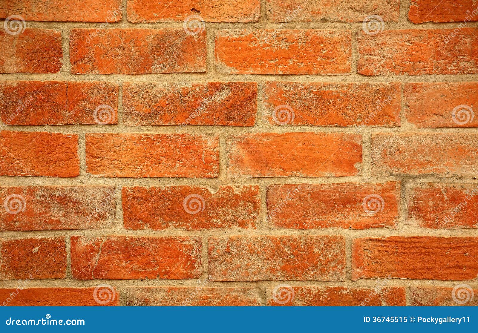 Orange Brick Wall Texture. Brick Background. Background Of A Vintage ...