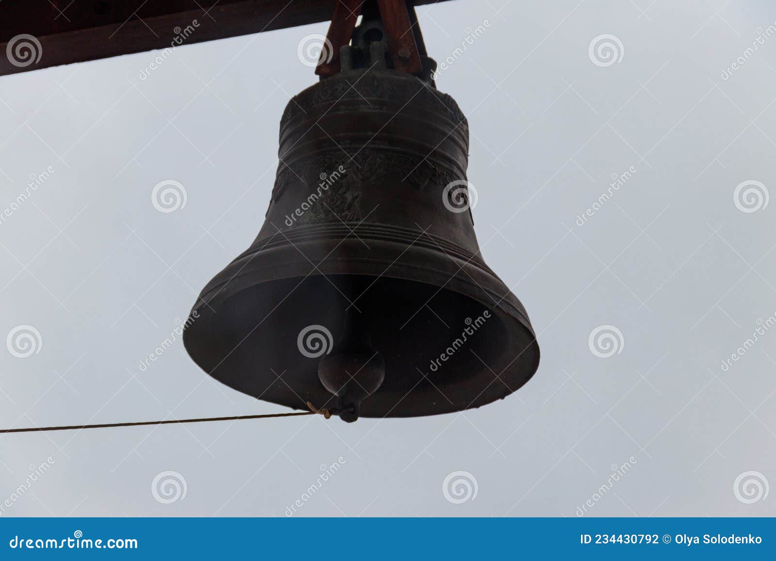 Close-up of Orthodox Church Bell Stock Photo - Image of cathedral ...