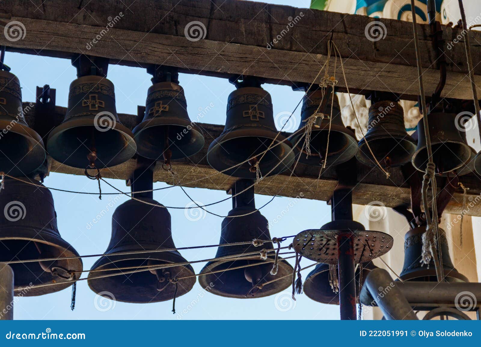 Close-up of Orthodox Church Bells Stock Image - Image of metal, clapper ...