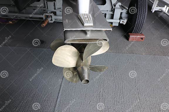 Close Up of an Outboard Engine and Propellerv Boat Stock Photo - Image ...