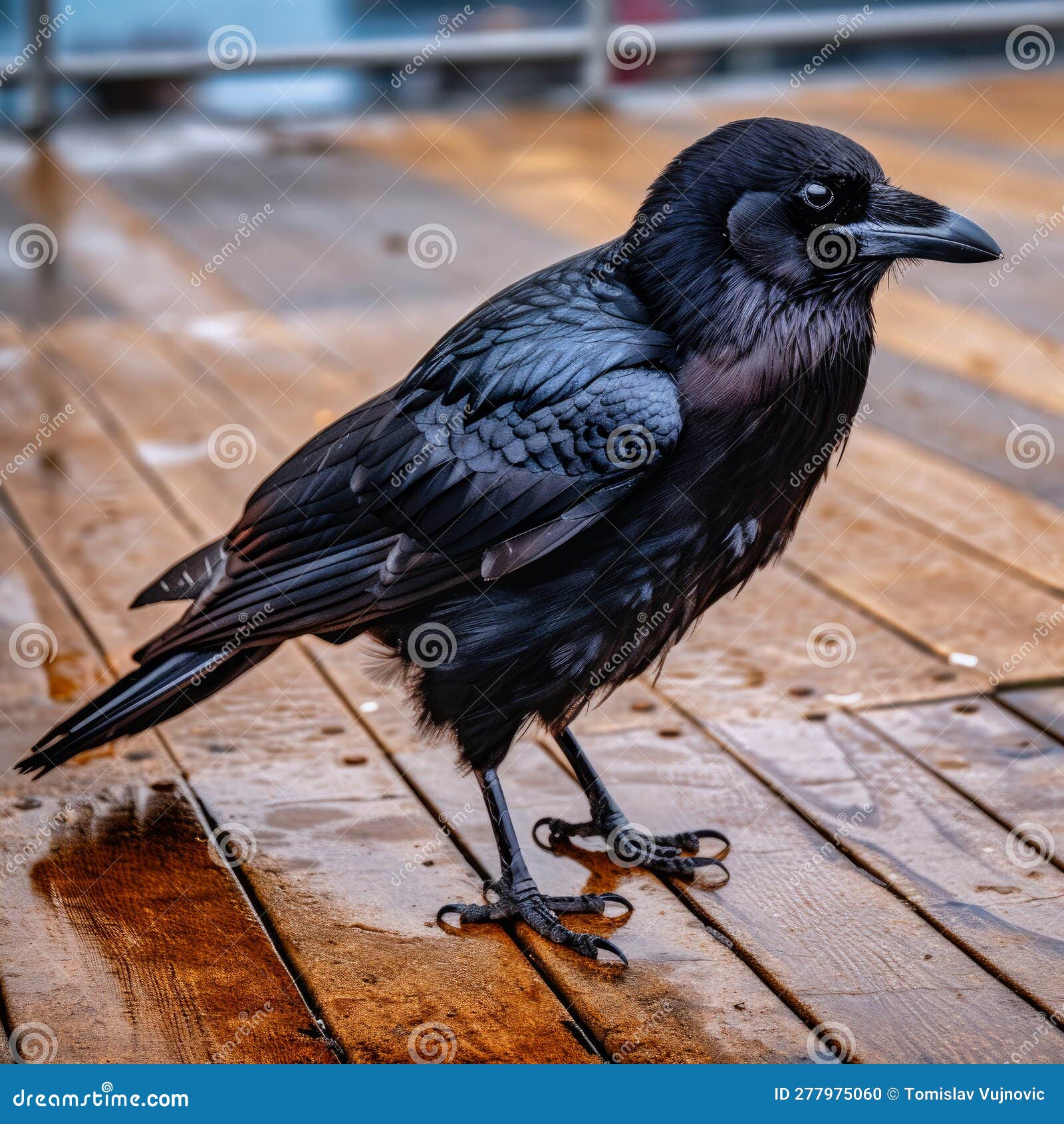 Close Up of Outdoor Crow Bird Stock Illustration - Illustration of ...