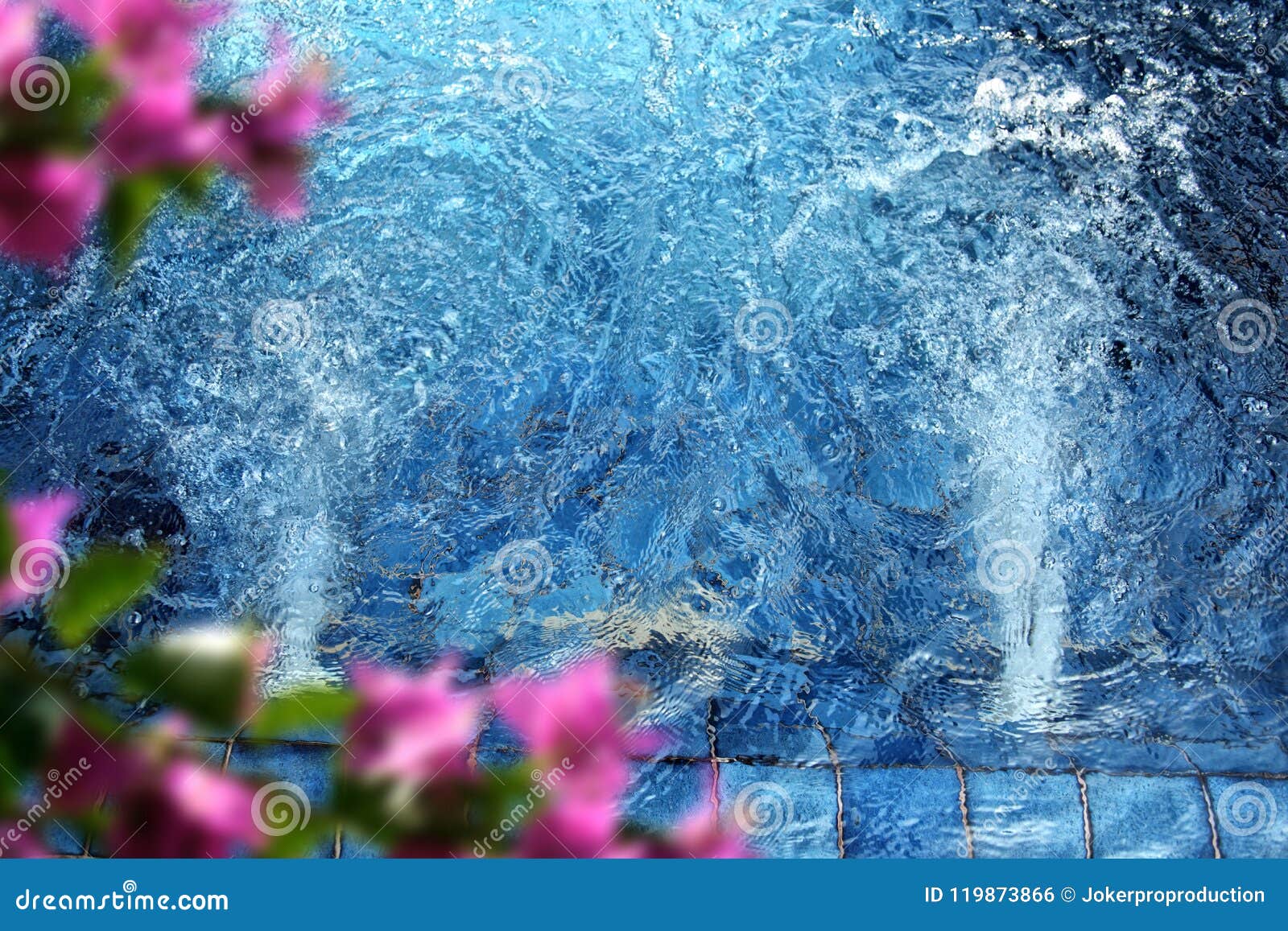 Close Up Outdoor Jacuzzi with Clear Clean Water Stock Photo - Image of ...