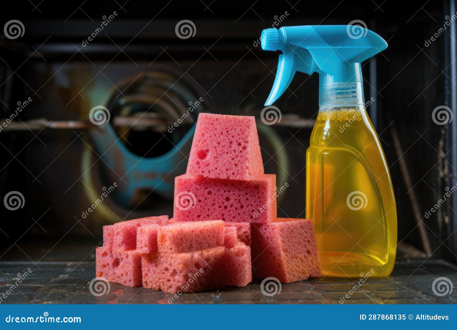 Oven Cleaner With Oven Thumbs Up Cartoon Black And White Mascot Vector ...