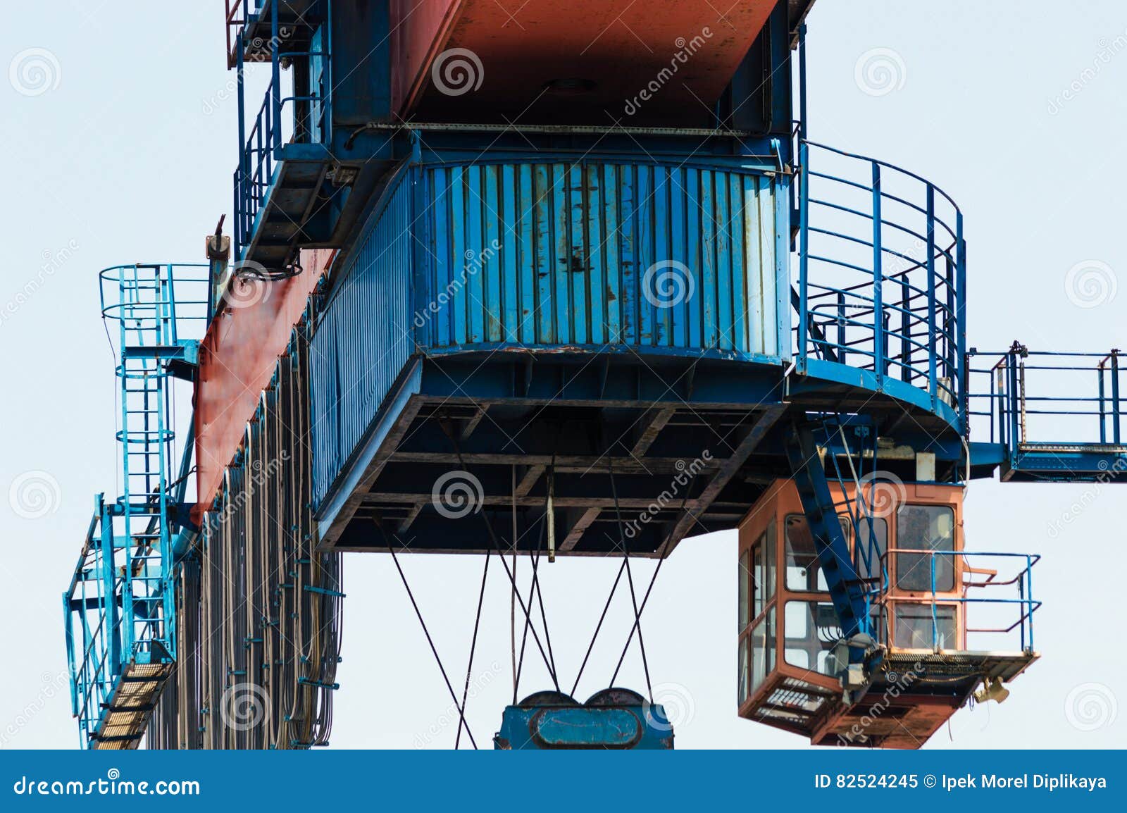 Close Up of an Overhead Crane Operation Cabinet Stock Image - Image of ...