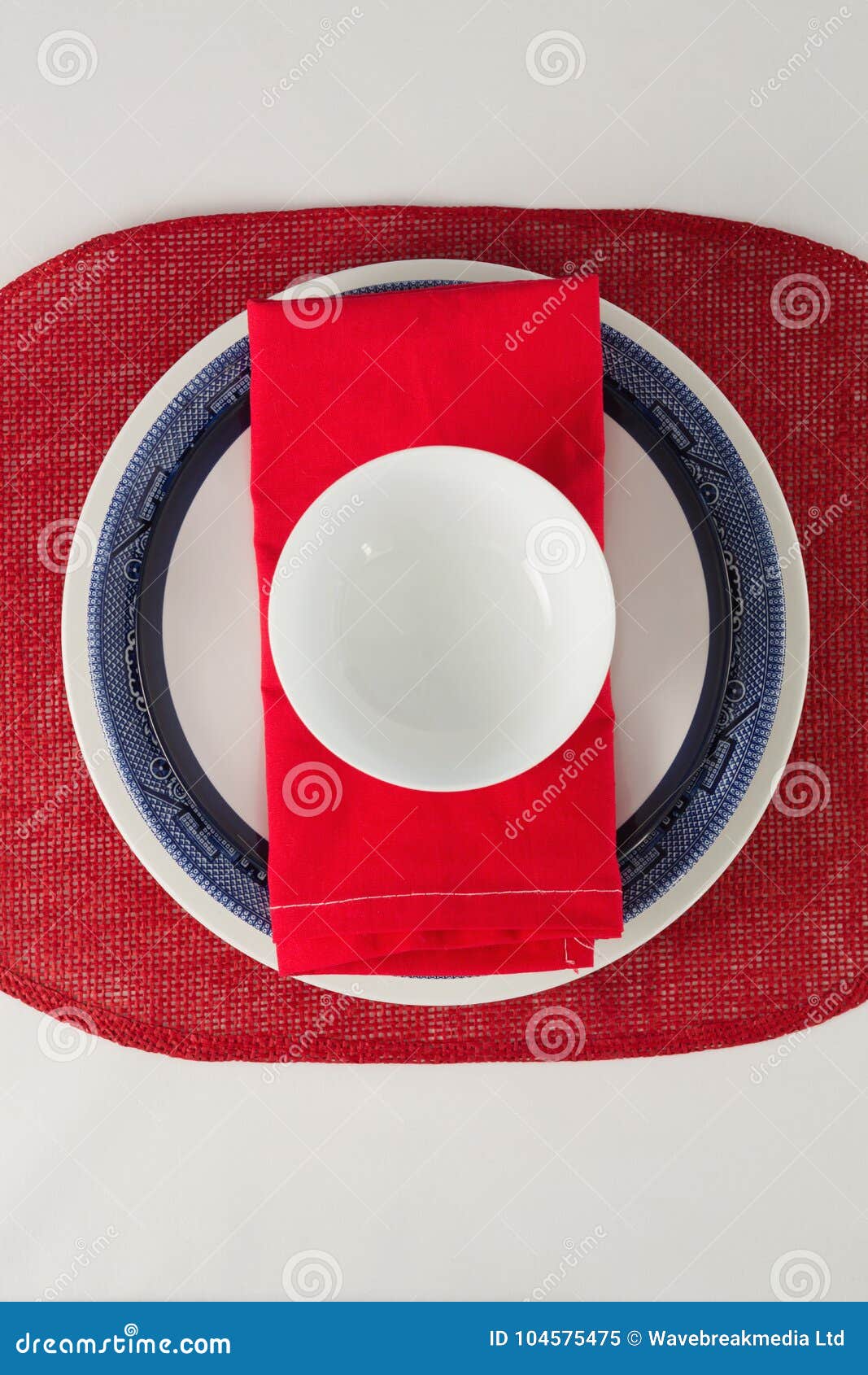 Overhead View of Elegant Table Setting Stock Image - Image of meal ...