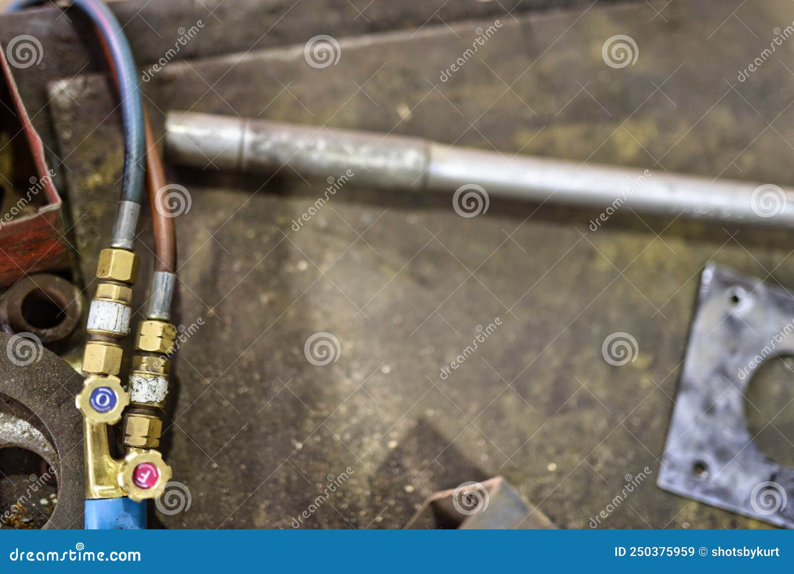 Oxy Acetylene Welding Hoses and Taps Stock Image - Image of equipment ...