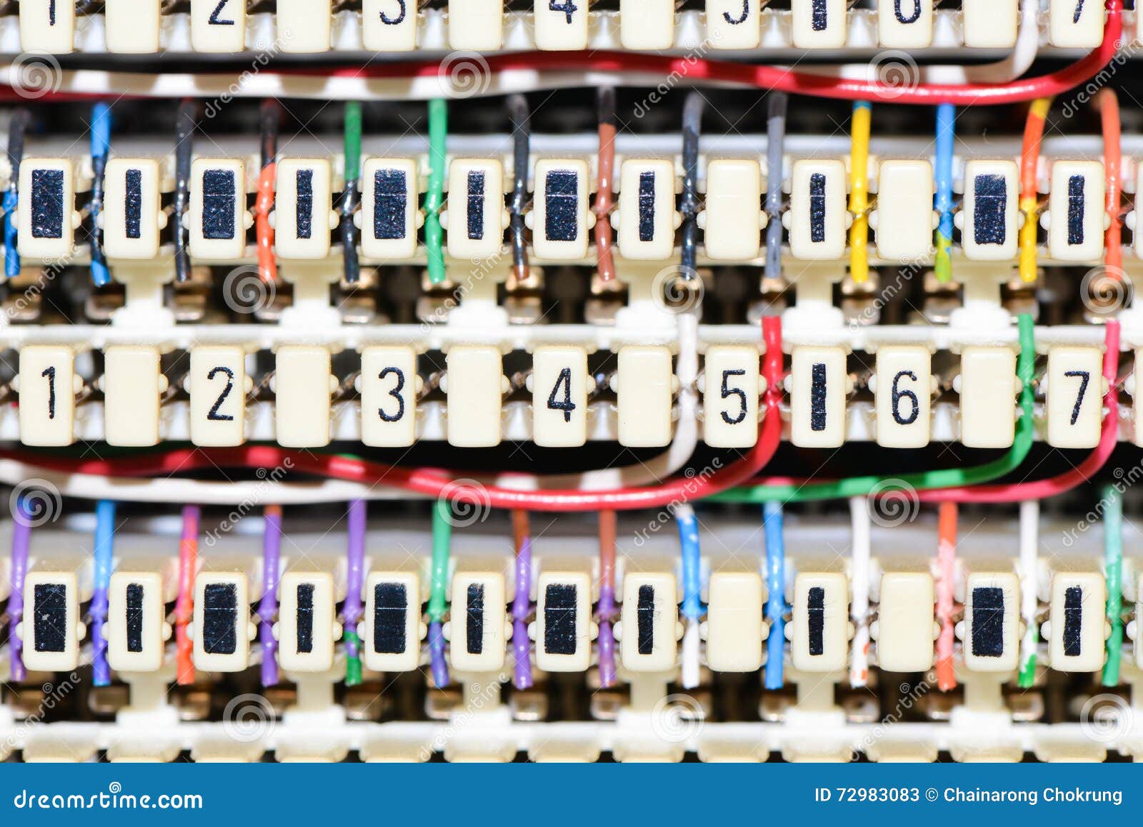 Close up of PABX panel stock image. Image of panel, network - 72983083