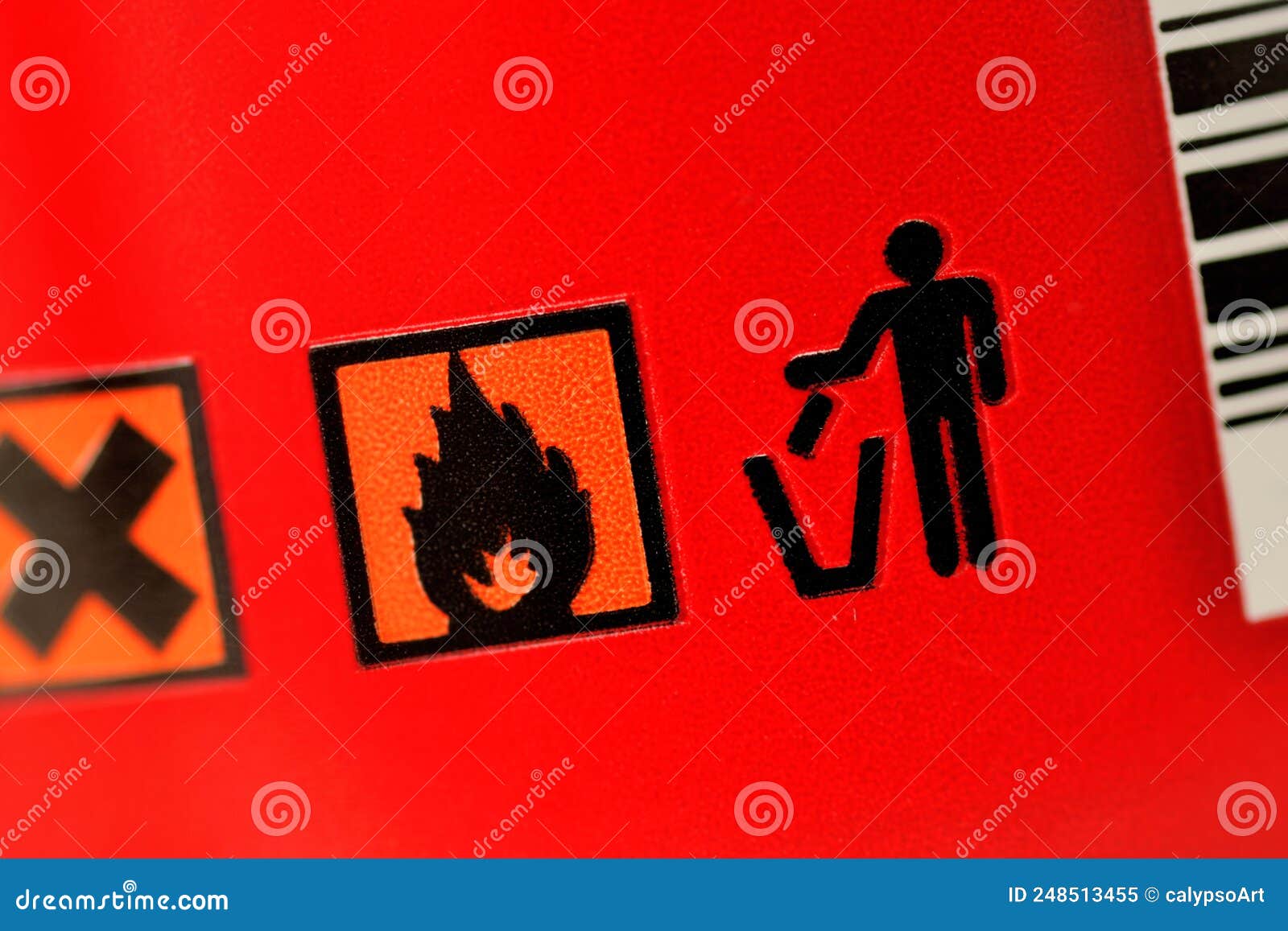 Close Up Warning Words `Life Vest Under Your Seat` On The Front ...