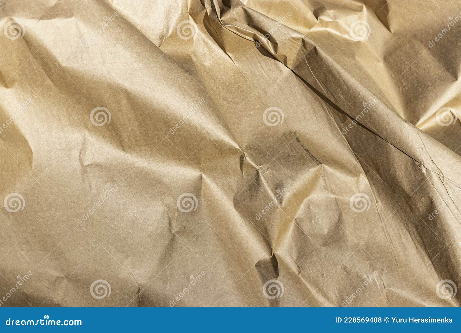 Close-up of Packing Paper. Craft Paper for Packaging Goods Stock Photo ...