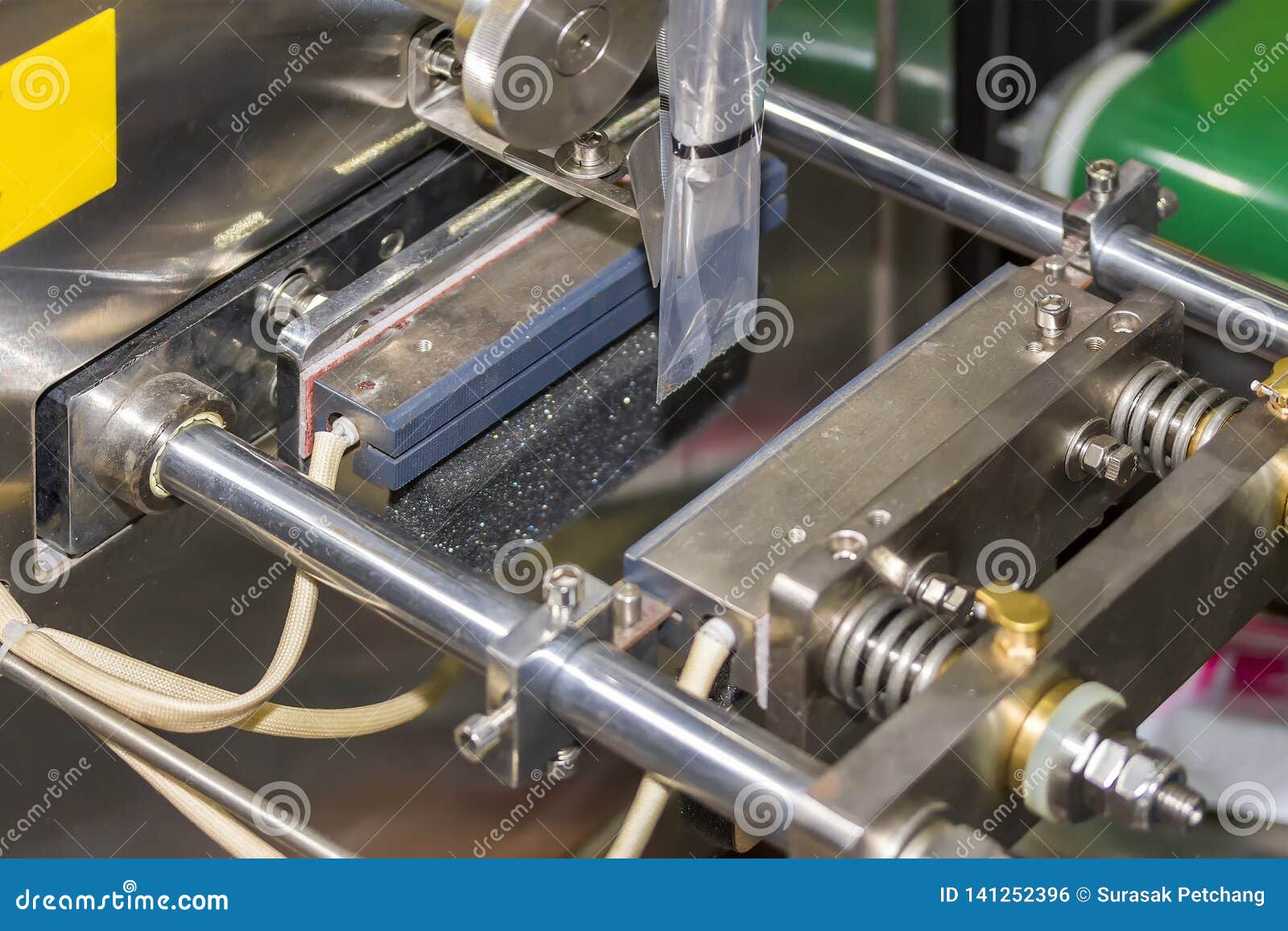 Close Up Packing Unit of High Technology and Automatic Food Packing ...