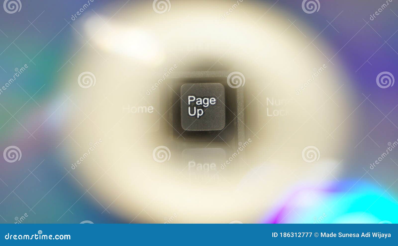 Close Up of the Page Up Button on the Computer Keyboard Stock Image ...