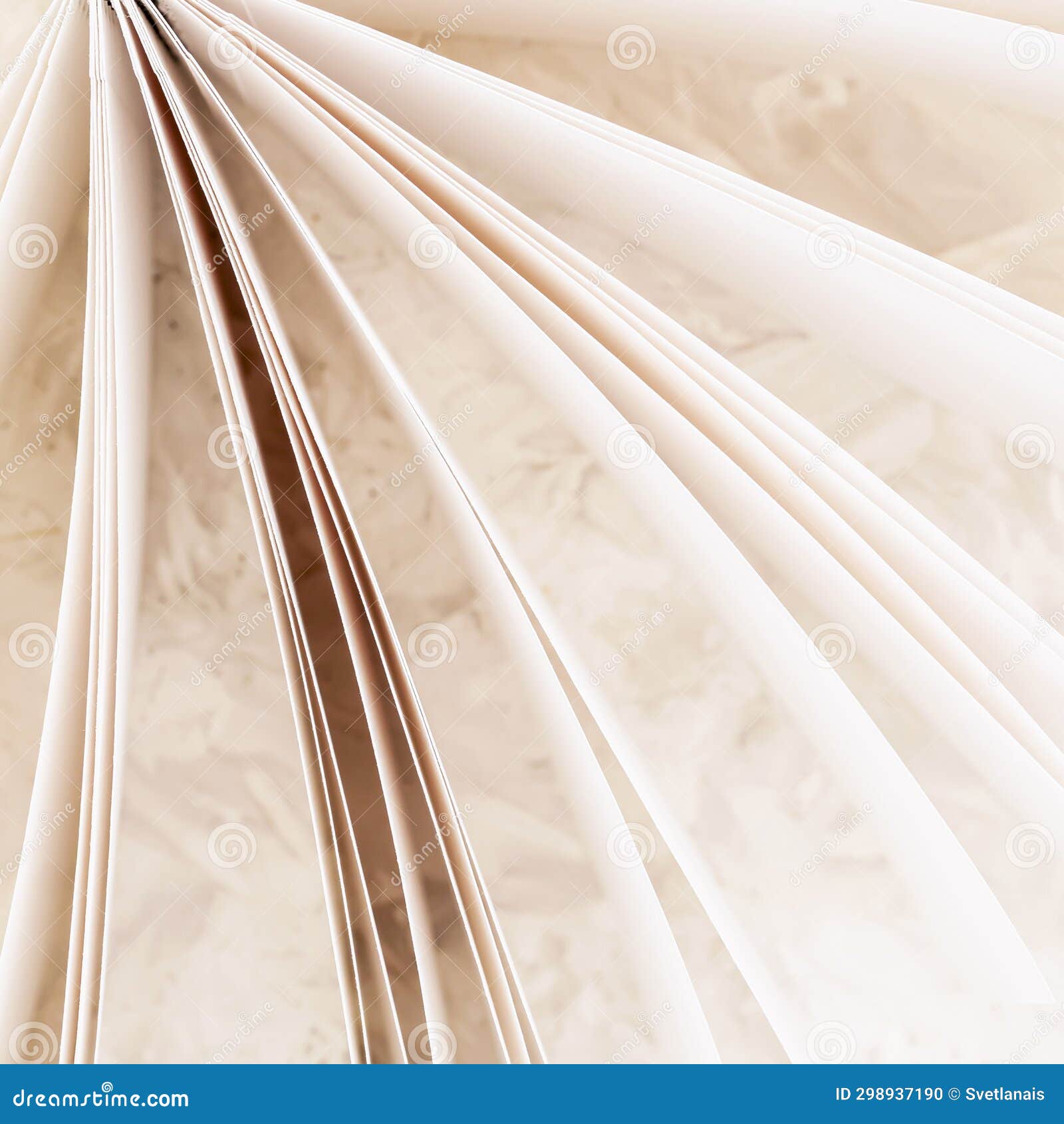 Close Up of Pages of Book, Light Background Stock Photo - Image of ...