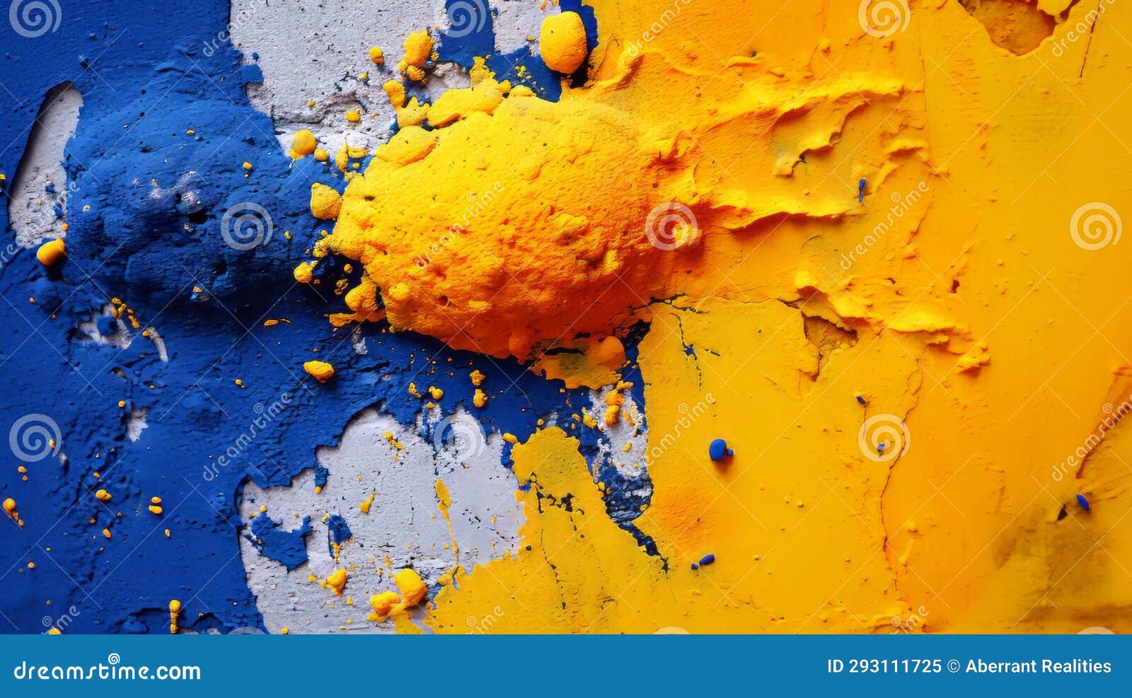 A Close Up of Paint Splattered on a Wall Stock Illustration ...