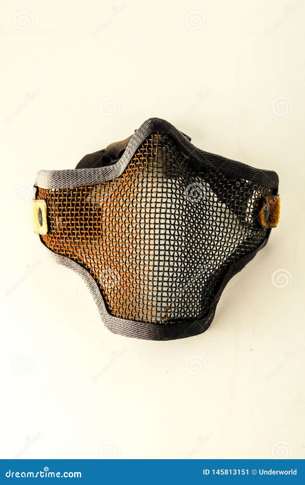 Close-up of paintball mask stock image. Image of shot - 145813151