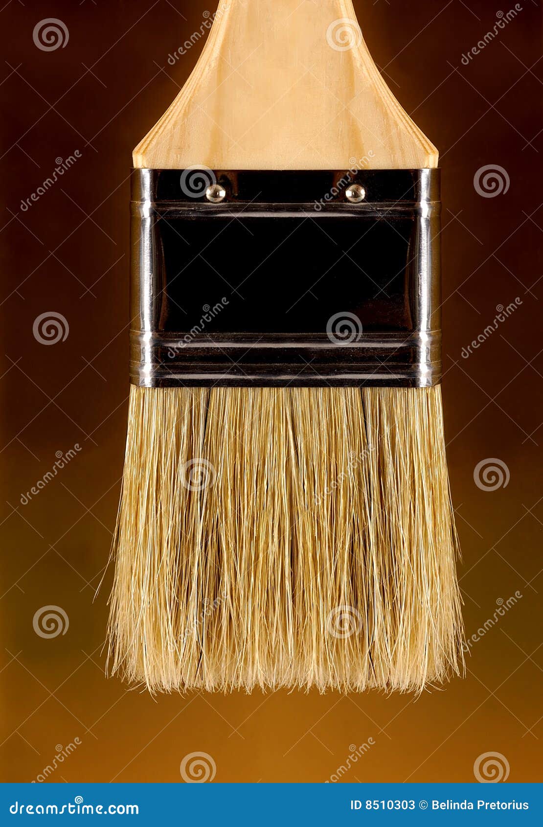 A close up of a paintbrush stock image. Image of home - 8510303