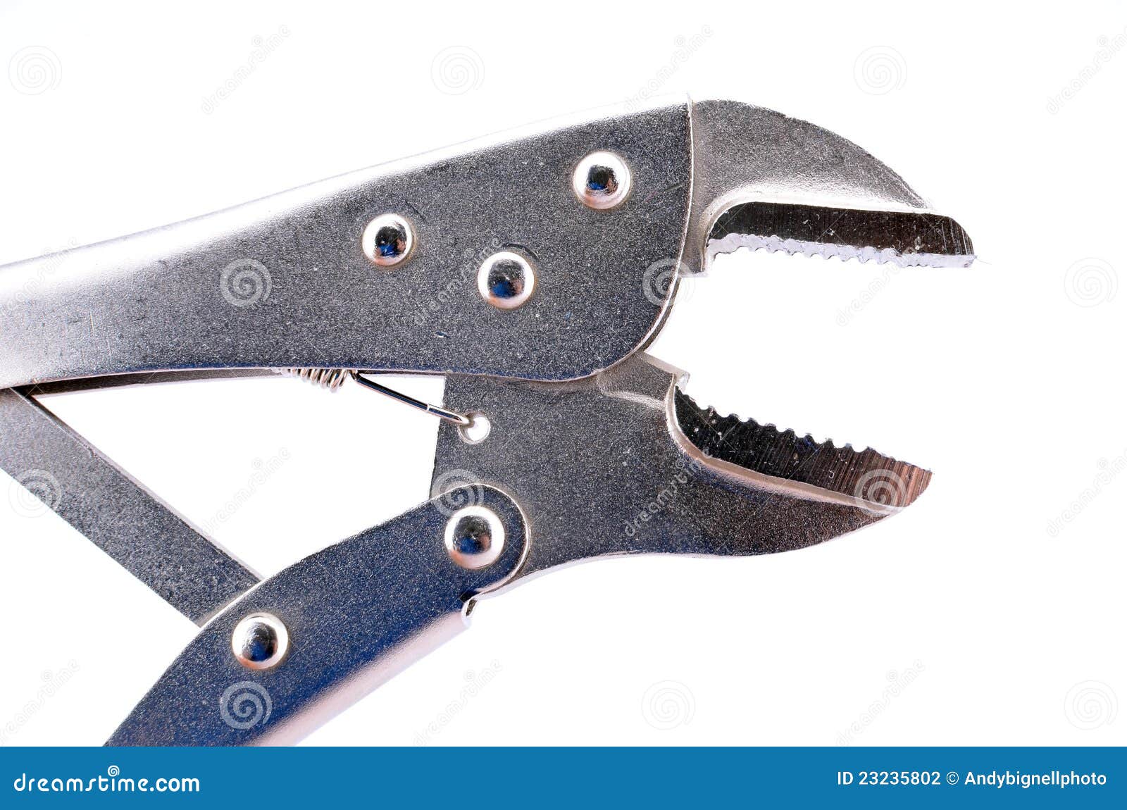 A Close-up of a Pair of Mole Grips Stock Photo - Image of handyman ...