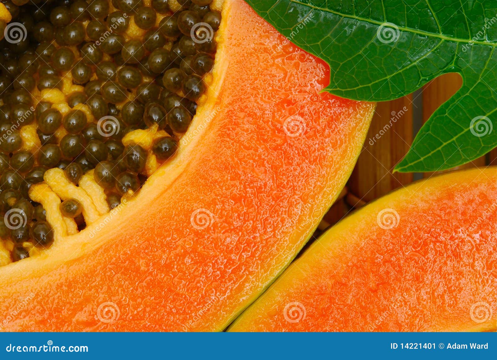 Close up of papaya fruit stock image. Image of seed, healthy - 14221401