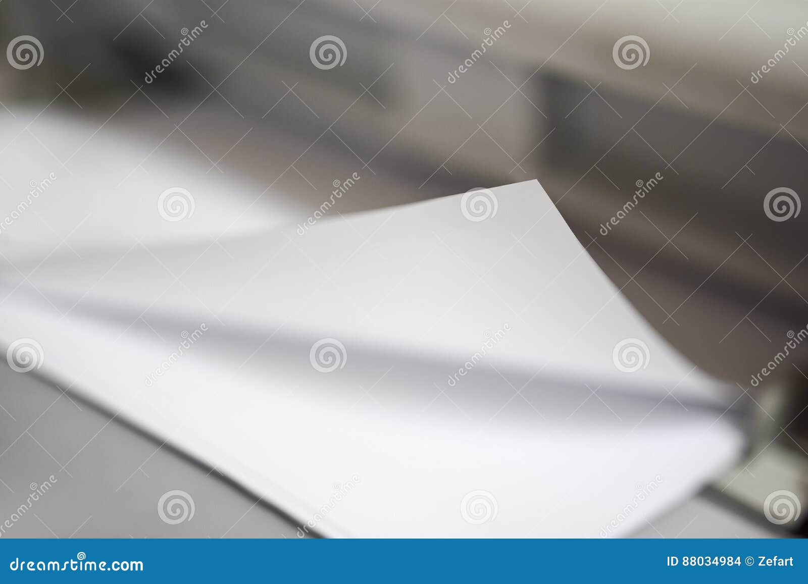 Close-up of Paper in Operating Printer Stock Photo - Image of corporate ...