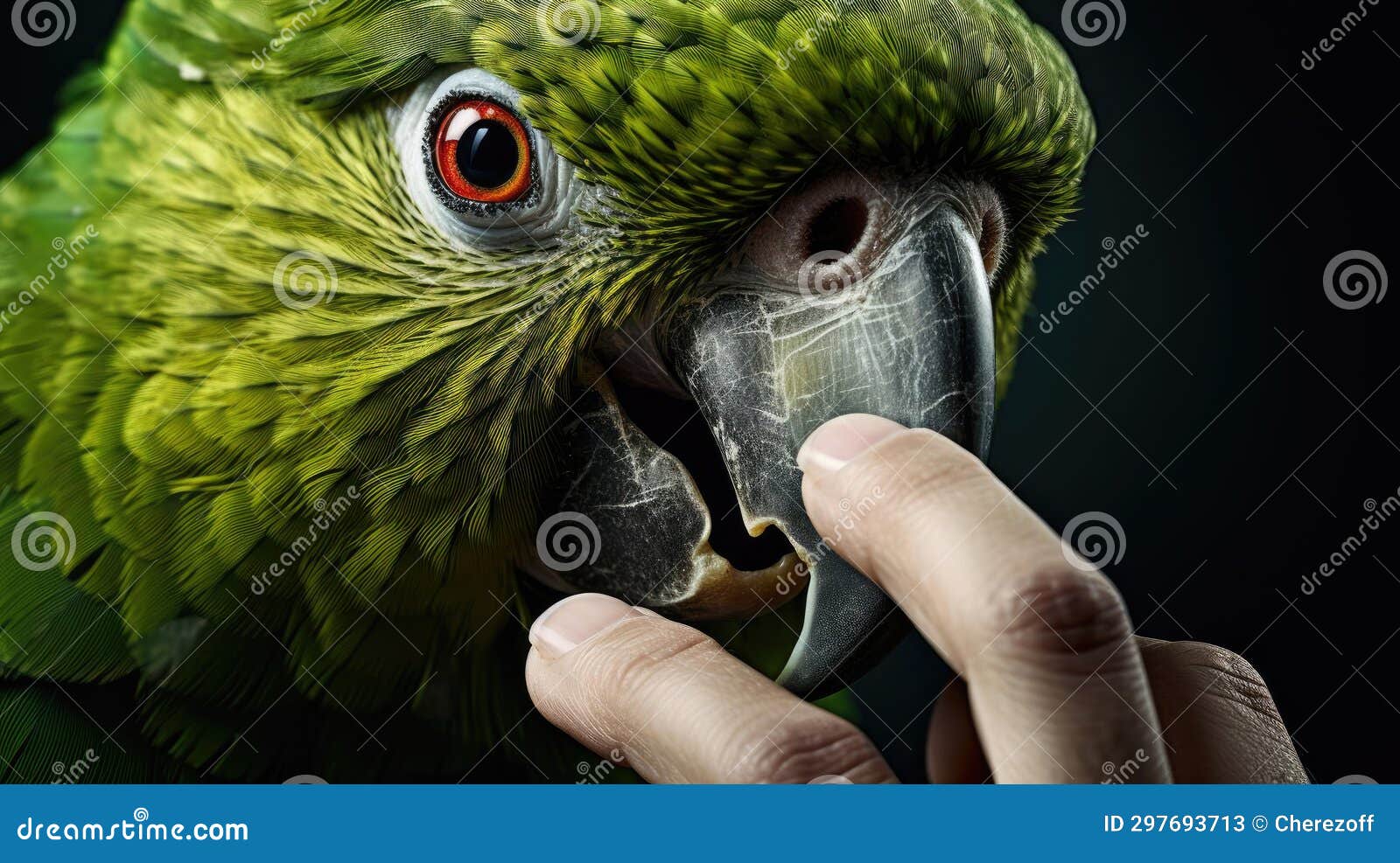 Close-up of parrot face stock image. Image of parrot - 297693713