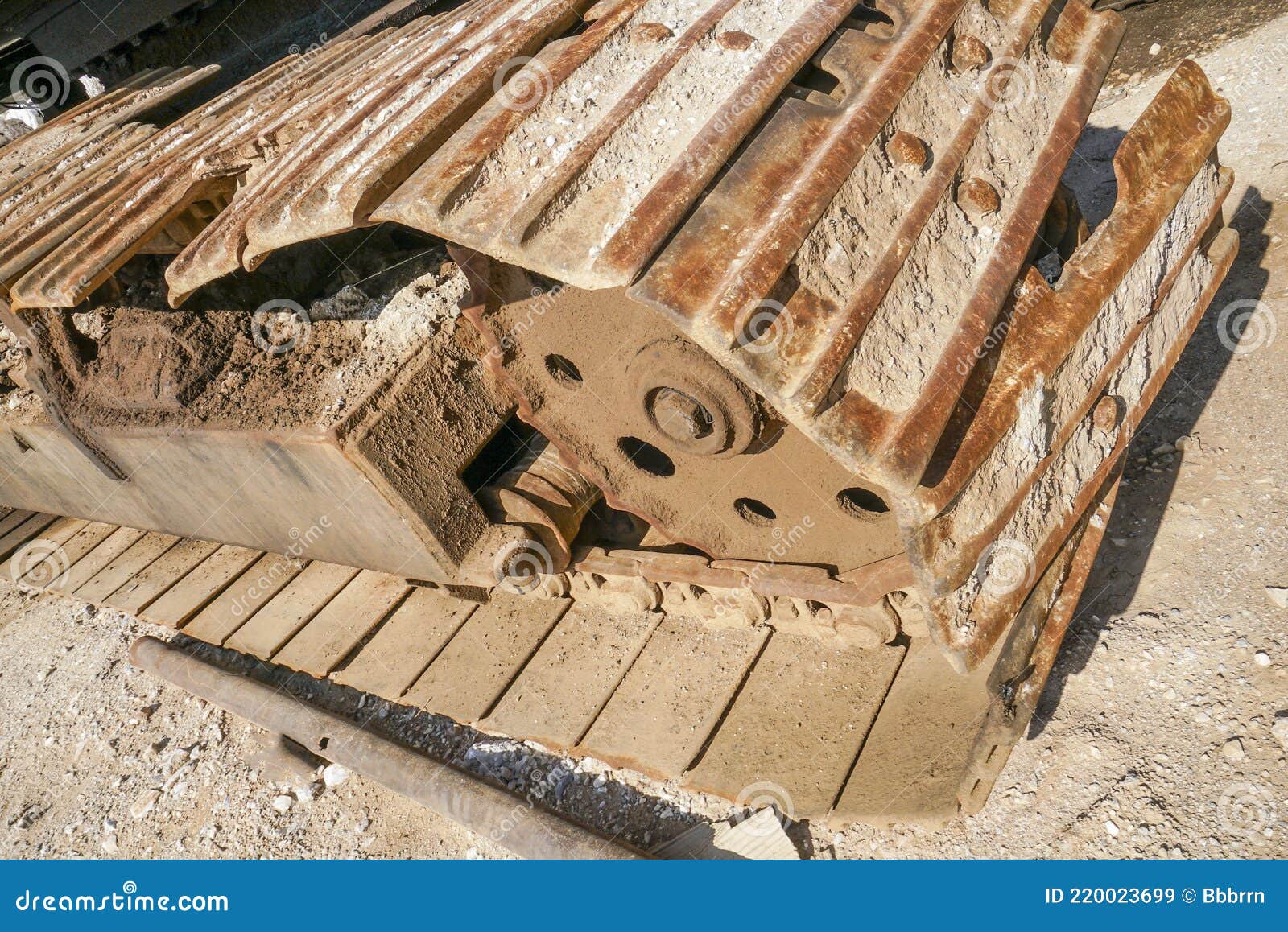 Close Up Part of a Construction Machine Wheel Stock Image - Image of ...