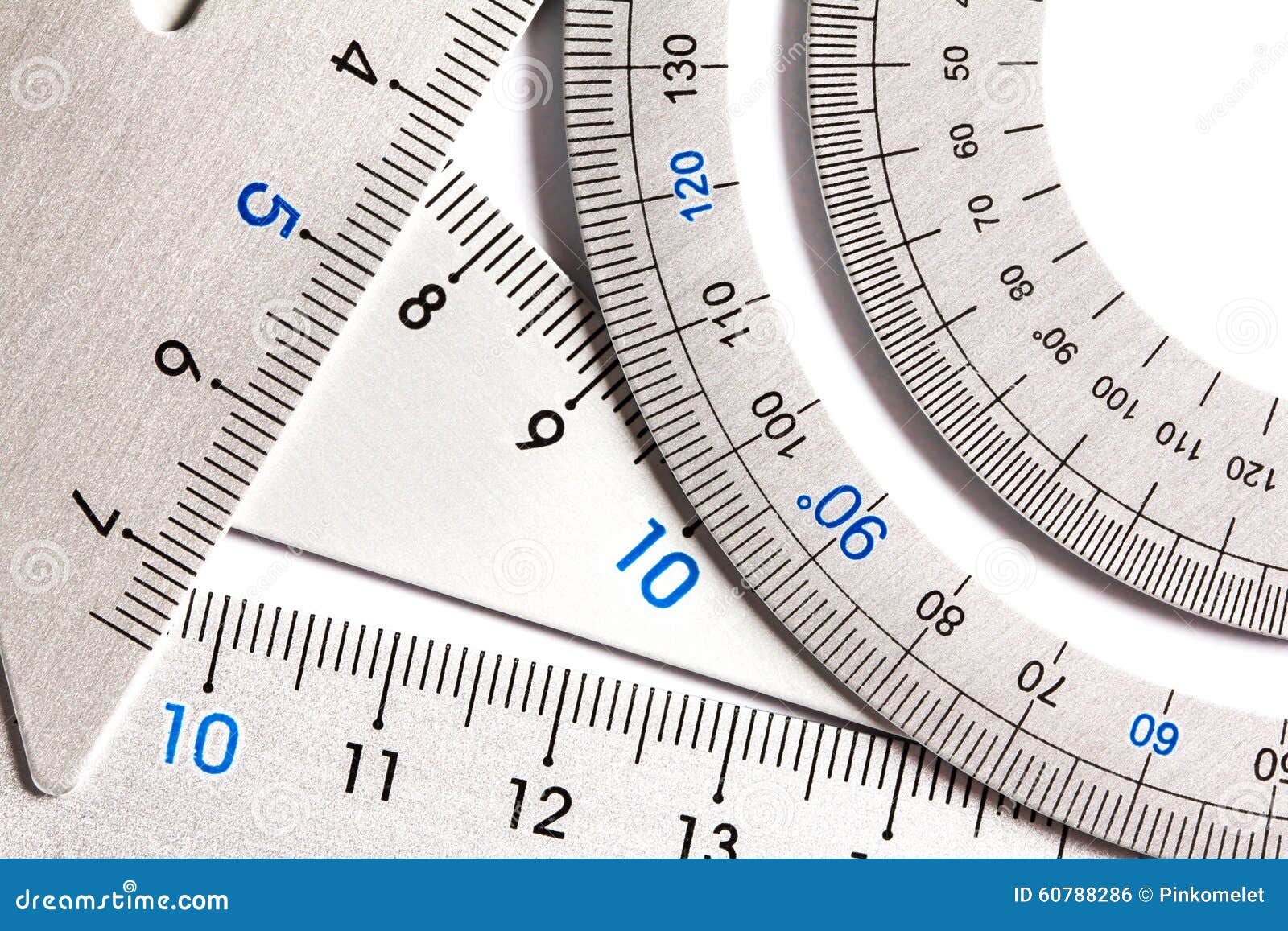Close Up a Part of Silver Precision Measurement Tool Stock Photo ...