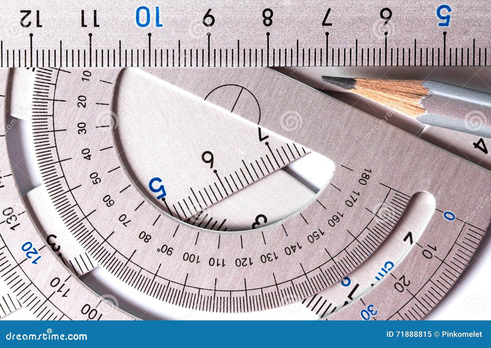 Close Up a Part of Silver Precision Measurement Tool Stock Image ...