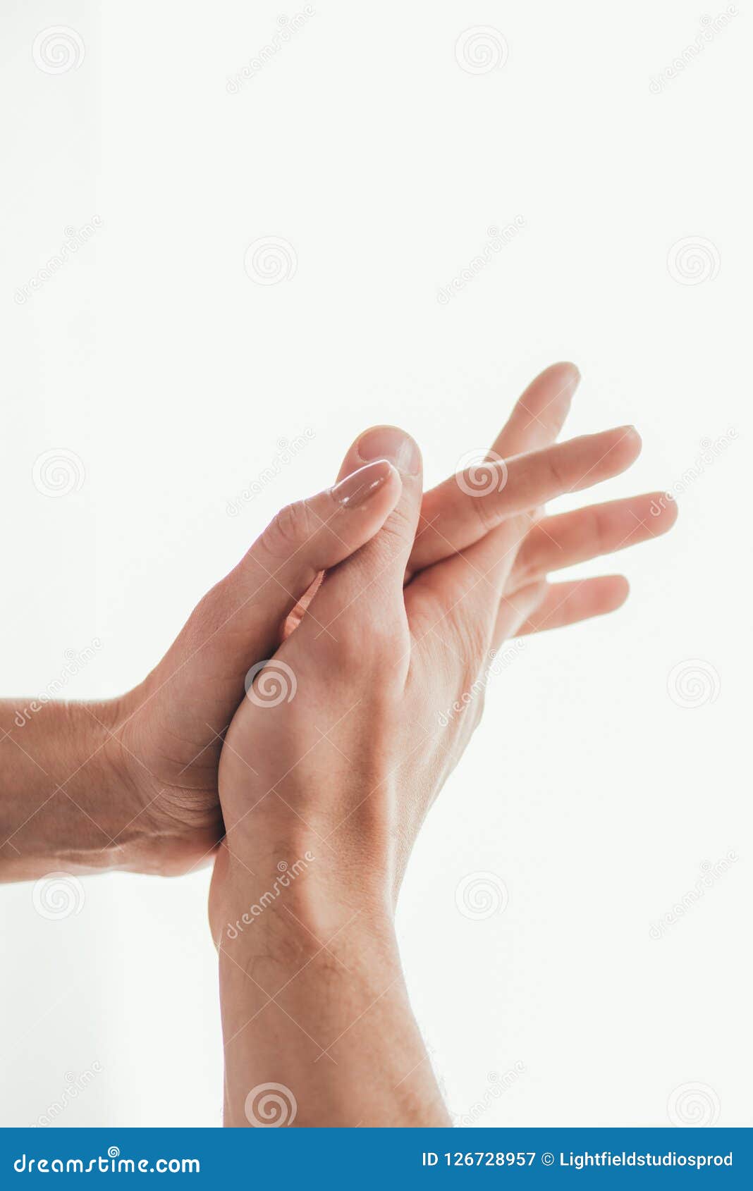 Close-up Partial View of Passionate Young Couple in Love Holding Hands ... Close-up Partial View of Passionate Young Couple in Love Holding Hands ...