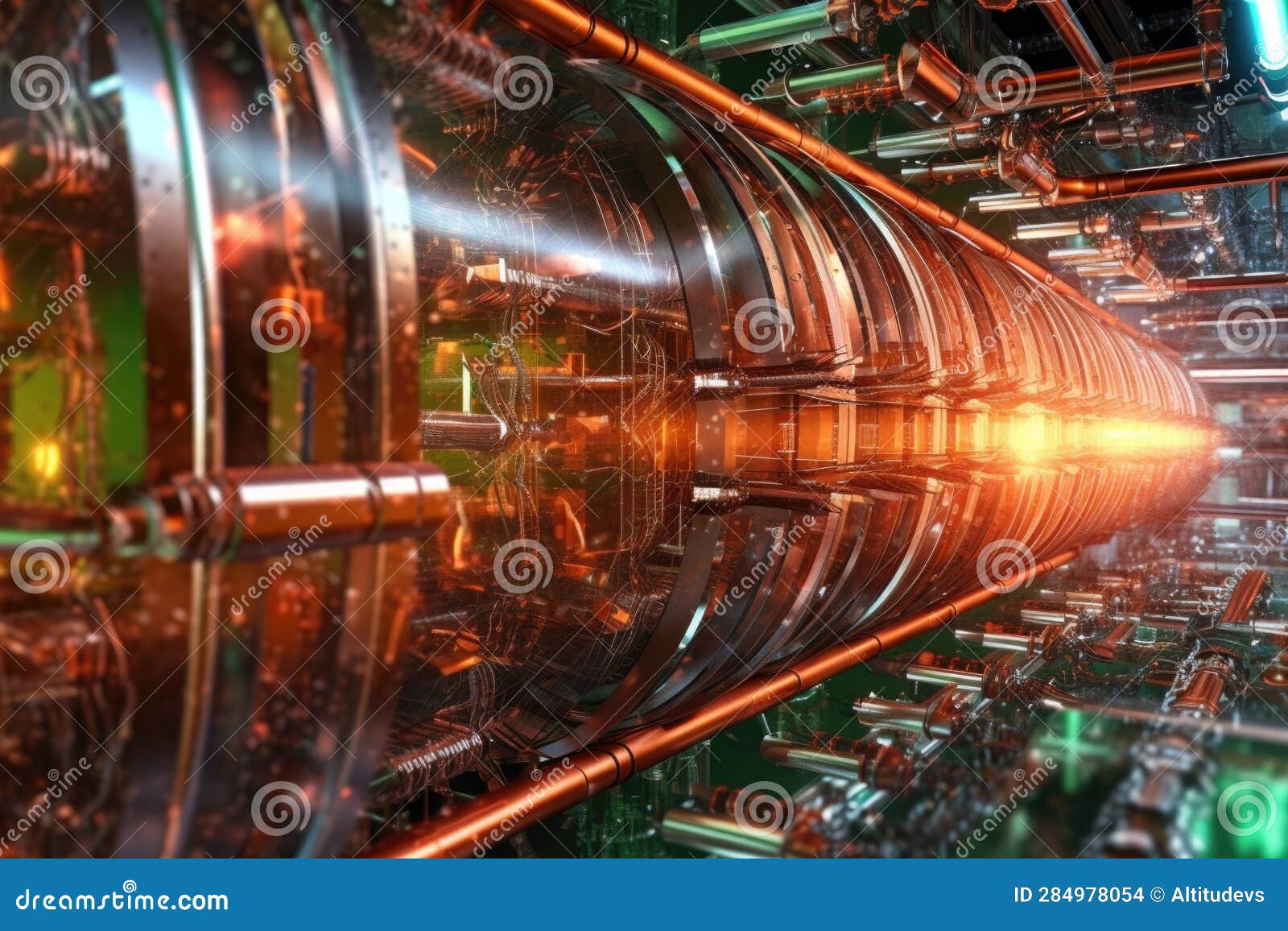 Particle Accelerators Beam Guidance System Stock Photo | CartoonDealer ...