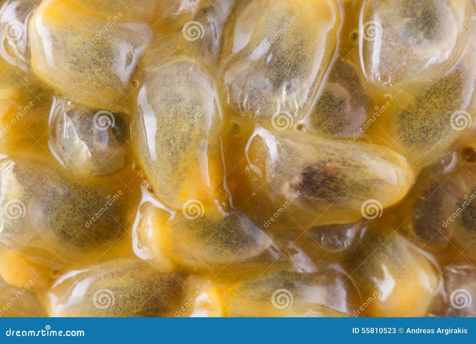 Close up of passion fruit stock image. Image of inside - 55810523