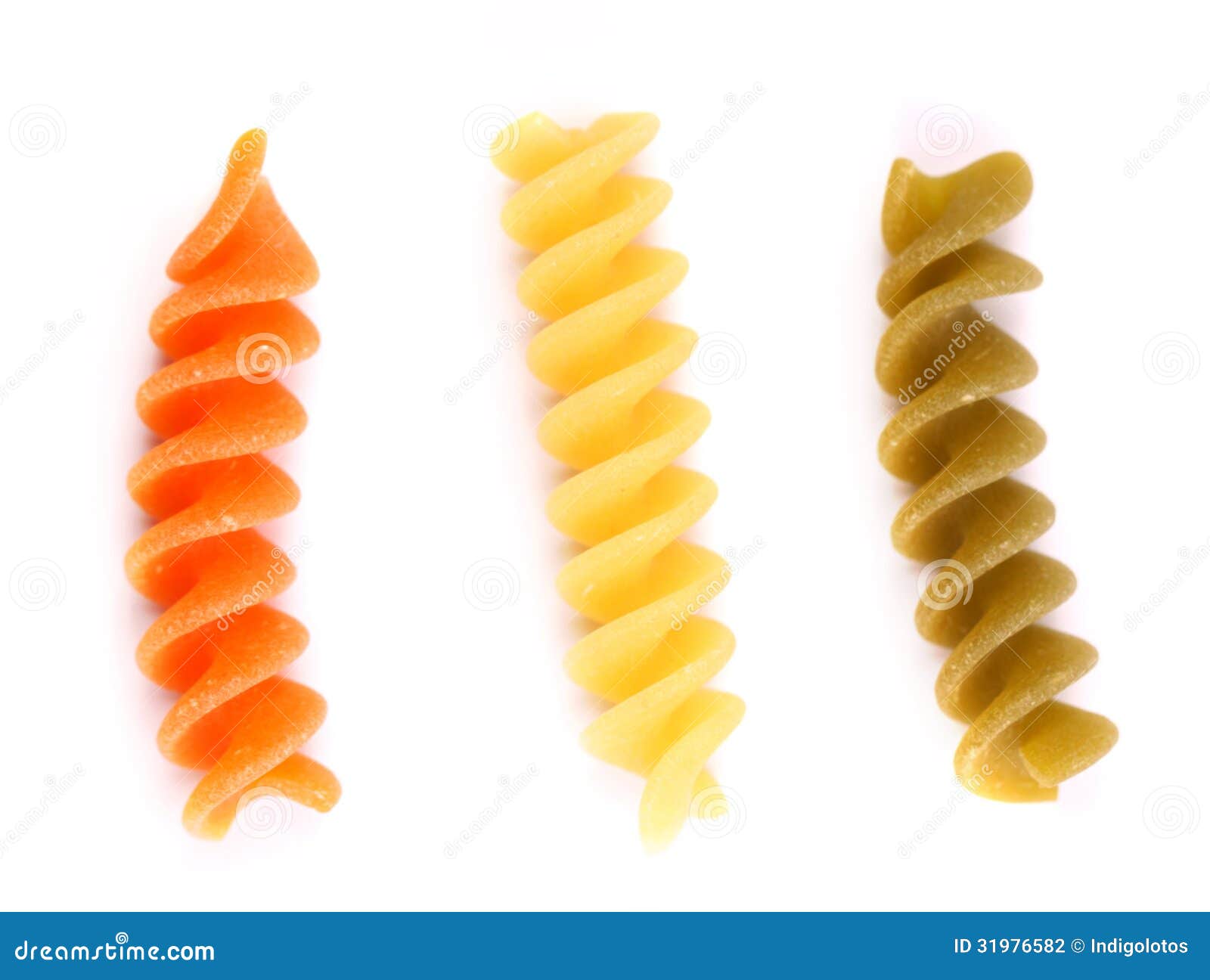 Close-up Pasta Eliche Tricolori. Stock Photo - Image of closeup ...