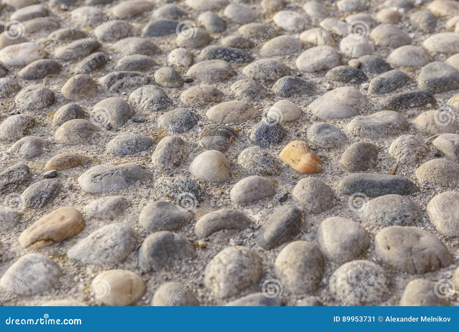 A Close-up of a Path Formed by Small Pebbles Stock Image - Image of ...