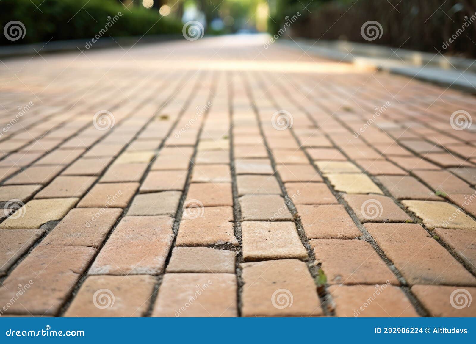 Close Up of Pavement Bricks on a Pedestrian Walkway Stock Photo - Image ...