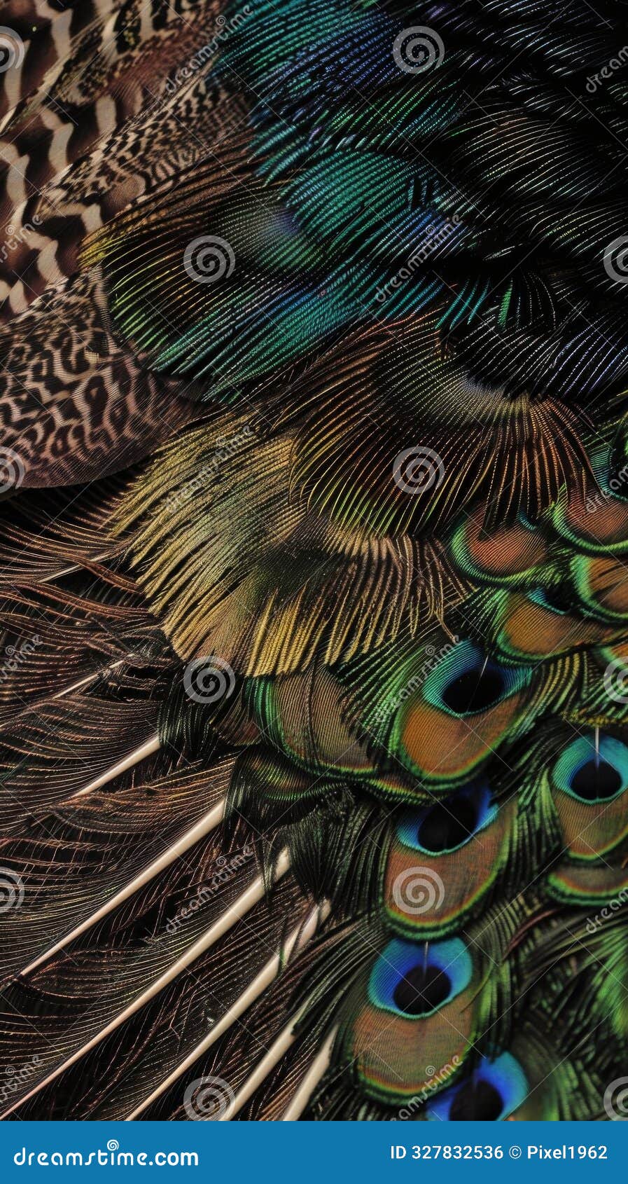 Peacock Feather, Sharp Details Stock Illustration - Illustration of ...